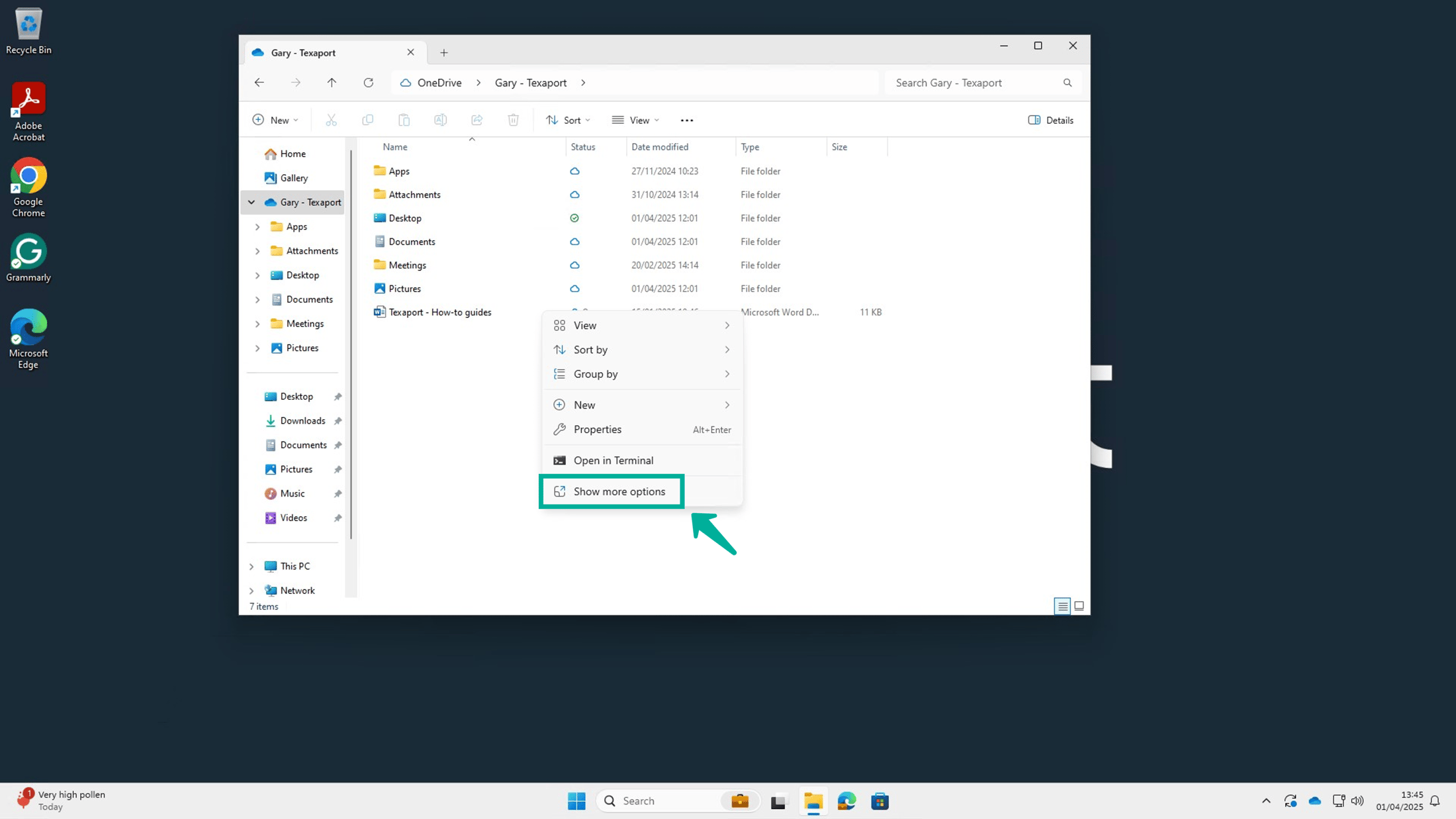 How to create a shortcut on desktop | Texaport