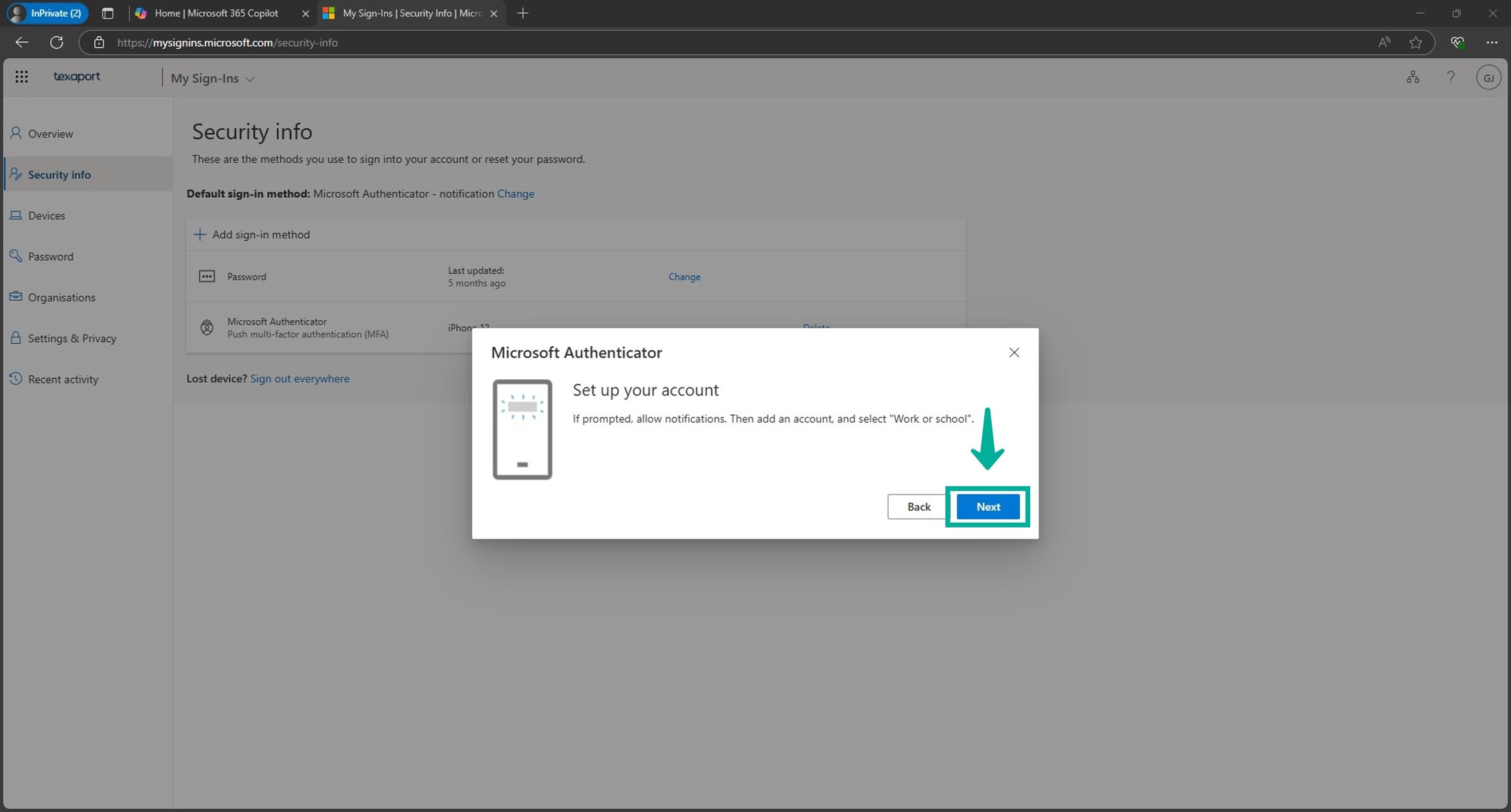 How to transfer Microsoft Authenticator to a new phone | Texaport