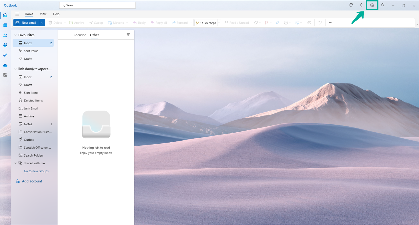 How to create an Outlook mail rule | Texaport